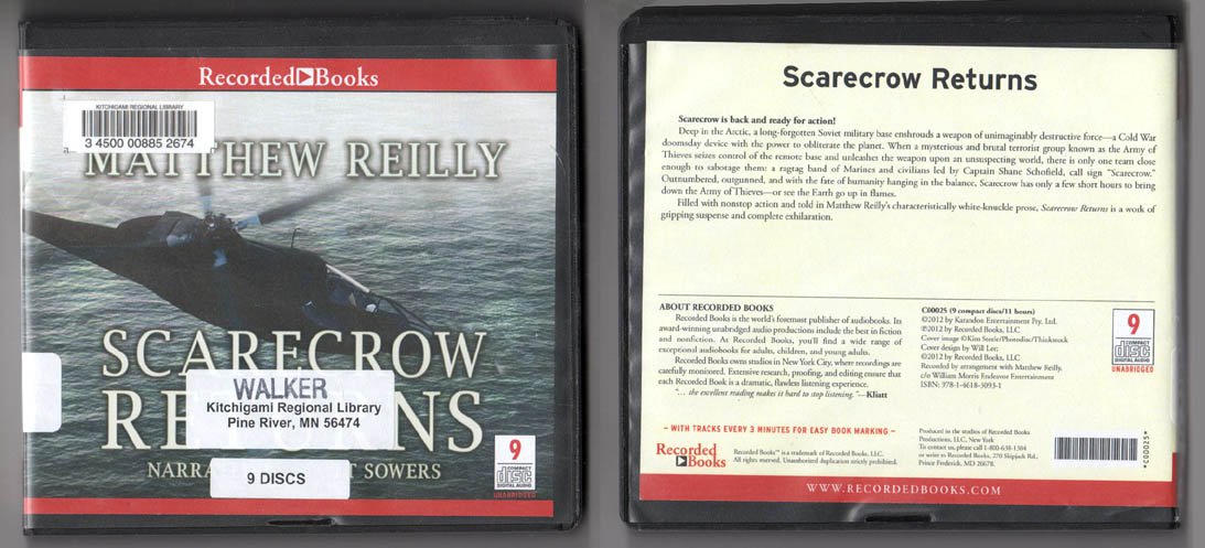 Scarecrow Returns by Matthew Reilly - Unabridged Audiobook CD edition