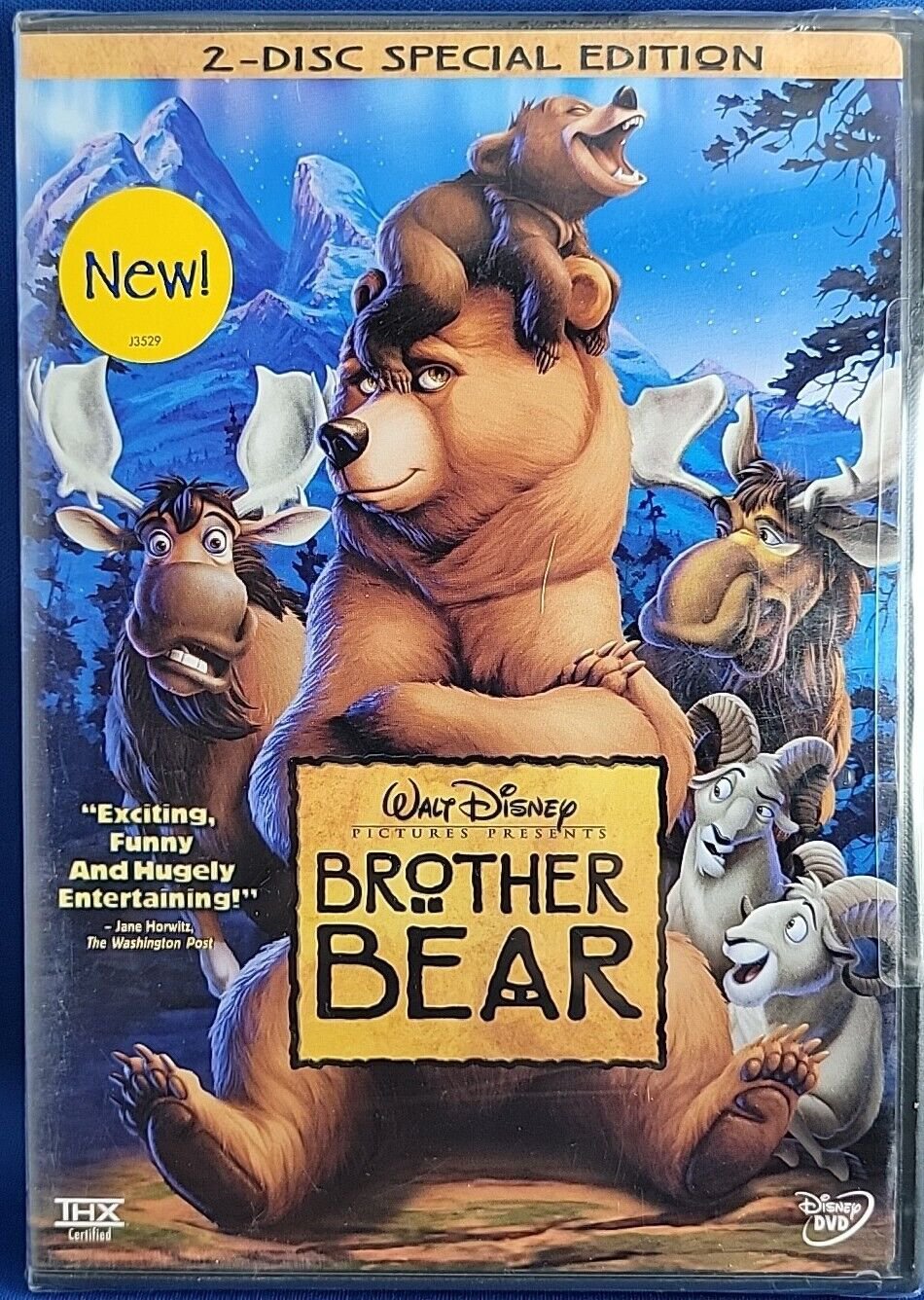 Walt Disney Brother Bear (DVD, 2004, 2-Disc Set, Special Edition) Brand ...