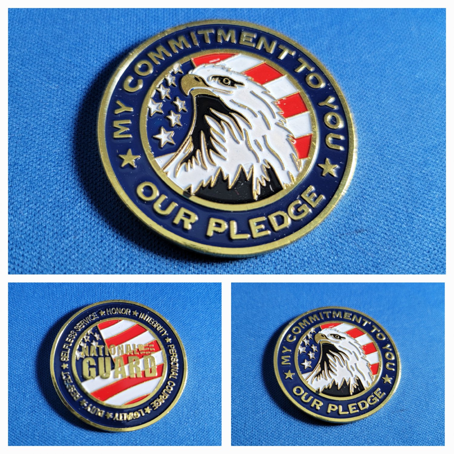 1 US Army National Guard My Commitment to You. Our Pledge Challenge Coin