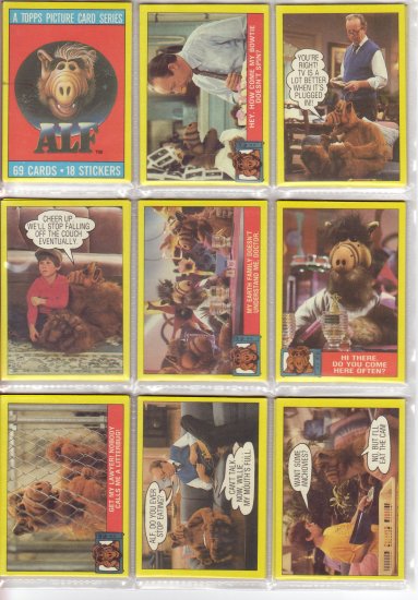 Trading Cards Alf, His Life & Times, Set of 46, Mint