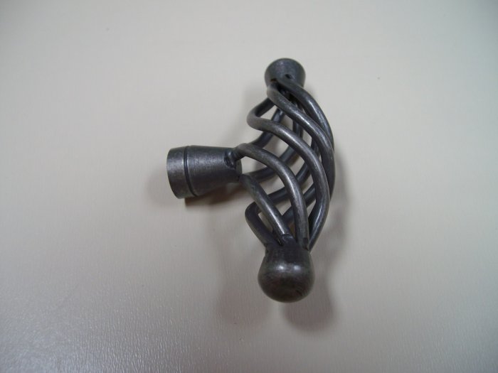 Cage Design Pewter Cabinet Door Handle - Cage Type Cabinet Door Knob