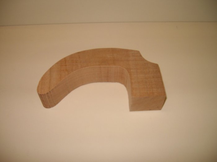 Walking Stick Handle Blank /Cherry Wood Carving Blank-2 3/4" x 5 1/8" x ...