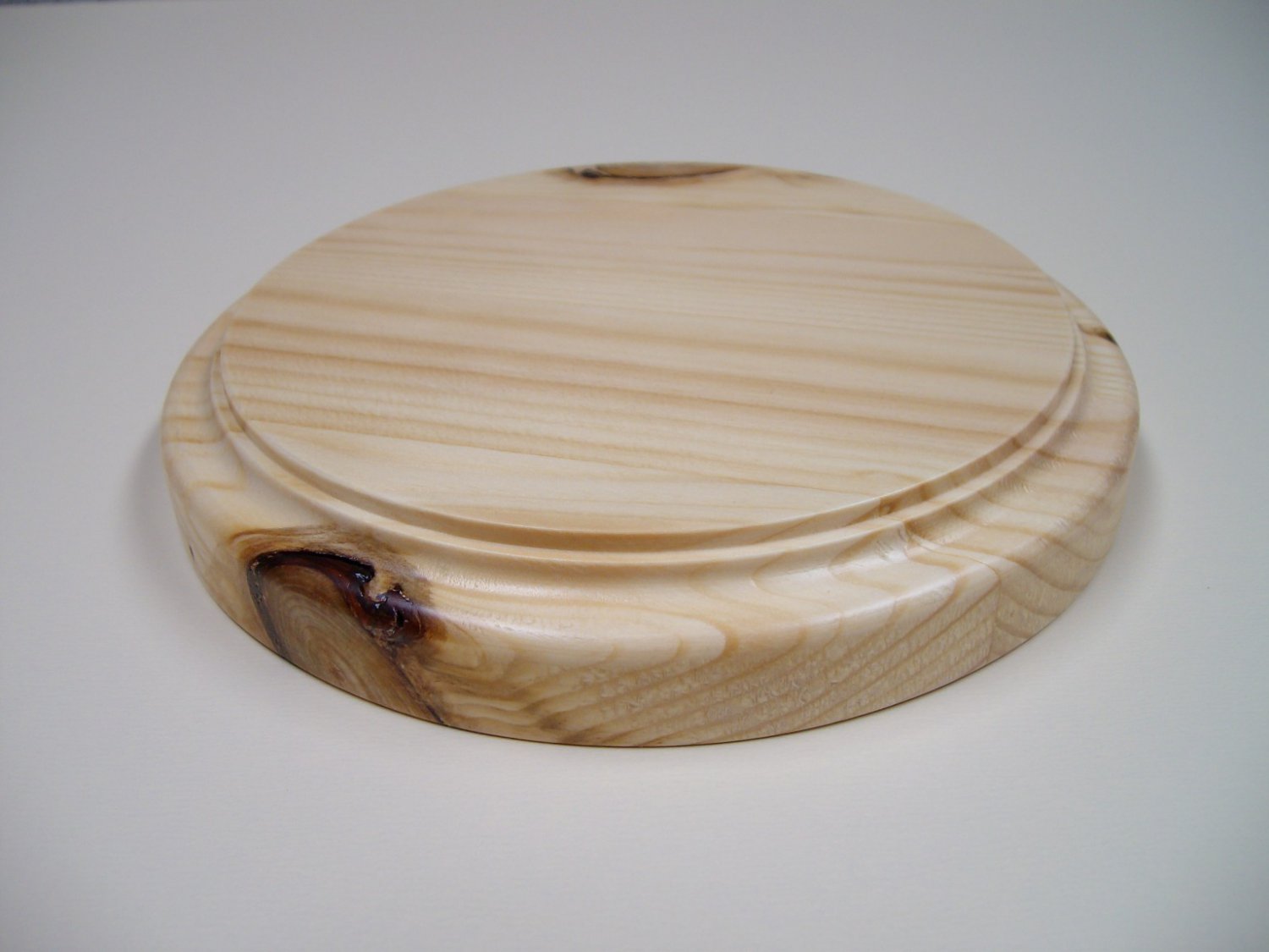 Clear Pine Base-Wooden Base-Round Base-Trophy Base- 6" x 15/16" (150mm ...