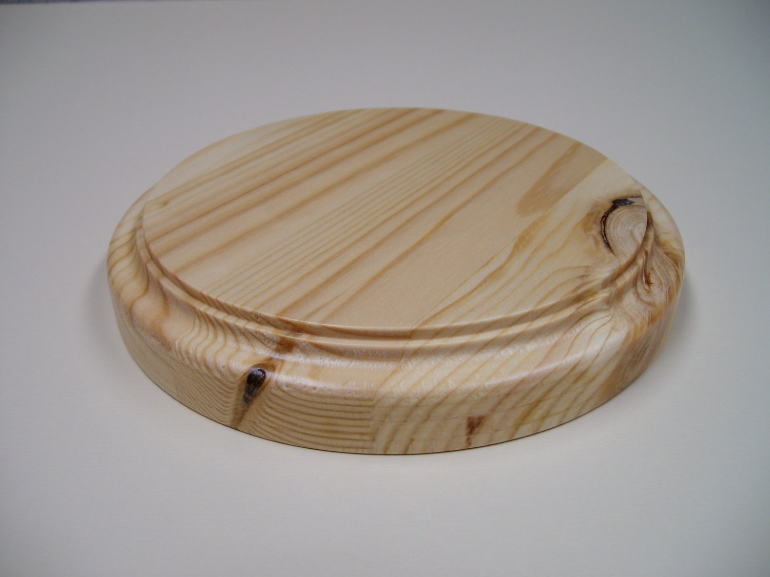 Clear Pine Base-Wooden Base-Round Base-Trophy Base- 6" x 15/16" (150mm ...
