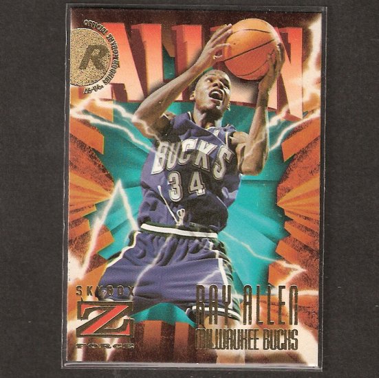 RAY ALLEN 1996-97 SKybox Z-Force Rookie - Boston Celtics & UConn Huskies