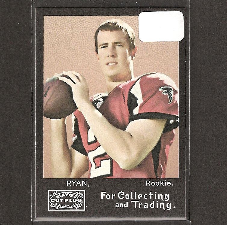 MATT RYAN - 2008 Topps Mayo Short Print Rookie - BC Eagles & Atlanta ...