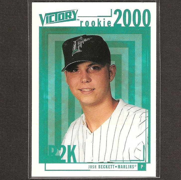 JOSH BECKETT - 2000 Victory 2nd Year - Red Sox & Marlins