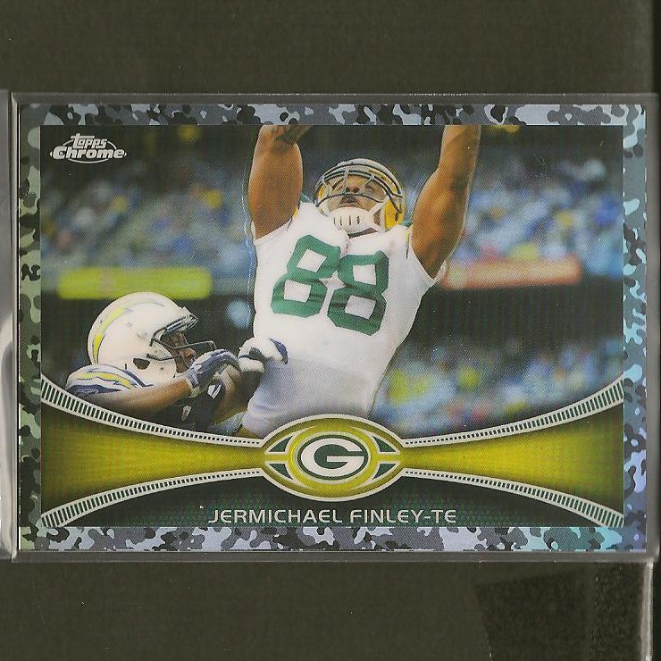 JERMICHAEL FINLEY 2012 Topps Camoflauge CAMO # 327/499 - Packers ...