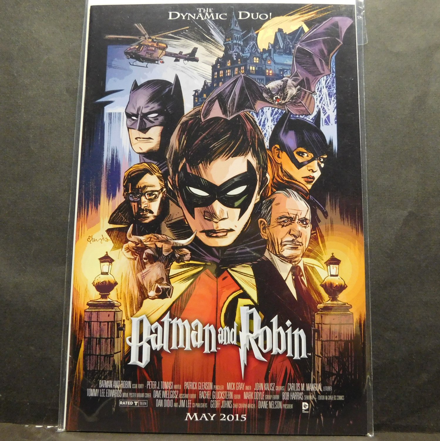 BATMAN and ROBIN Comic Book #40 Movie Poster Variant Cover DC Comics ...