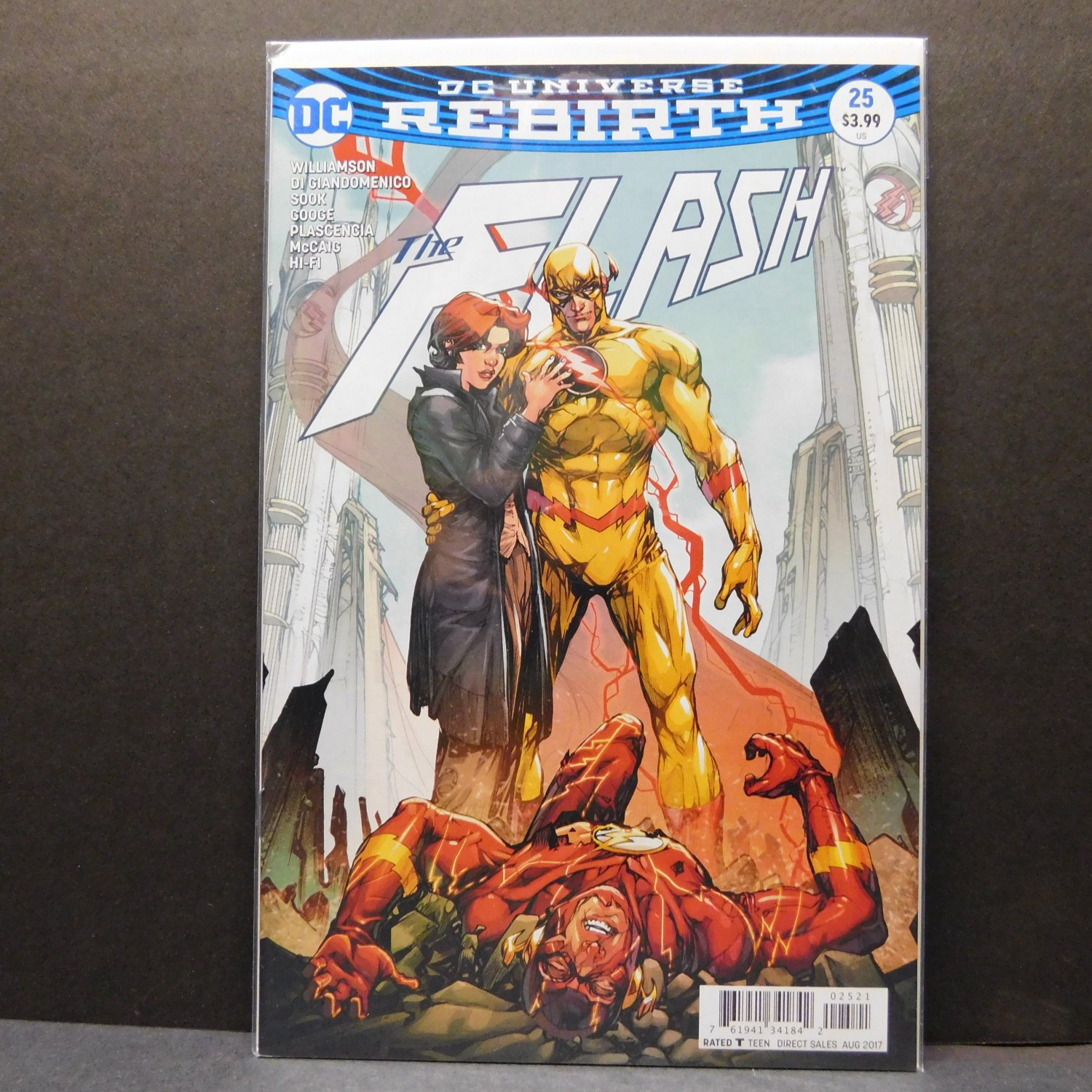 The FLASH Rebirth #25 Comic Book DC Comics - Variant Cover Reverse Flash