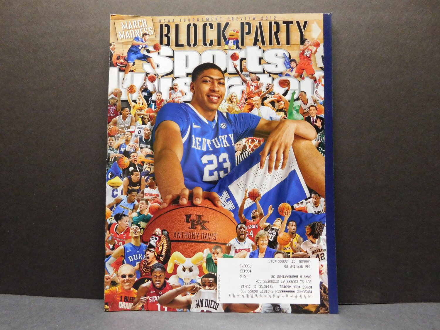 2012 Sports Illustrated - ANTHONY DAVIS First Cover - Kentucky Wildcats ...