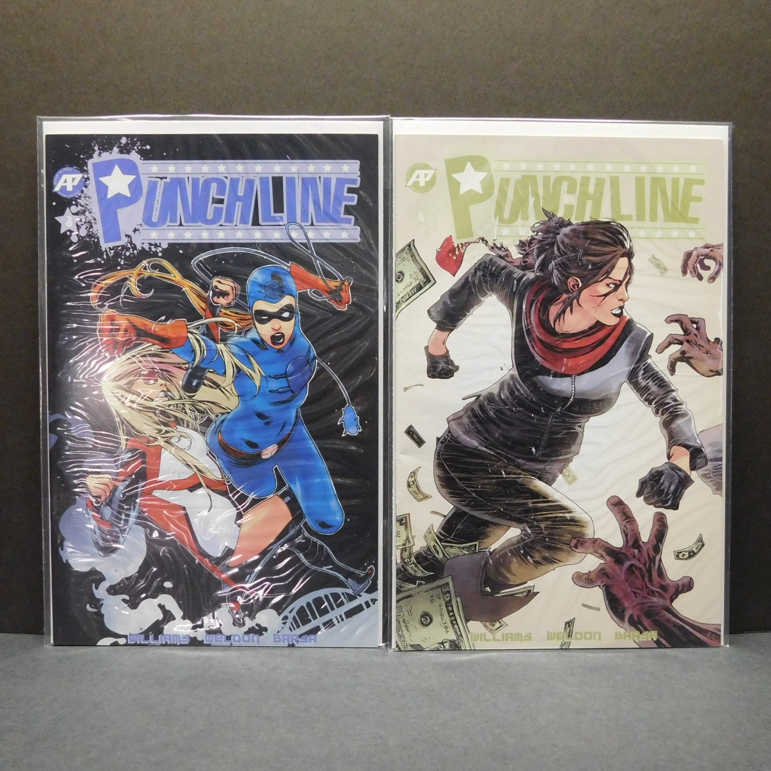 PUNCHLINE Antarctic Press Comic Book Lot/Set/Run 1 2 3 4 5 6 plus FCBD ...
