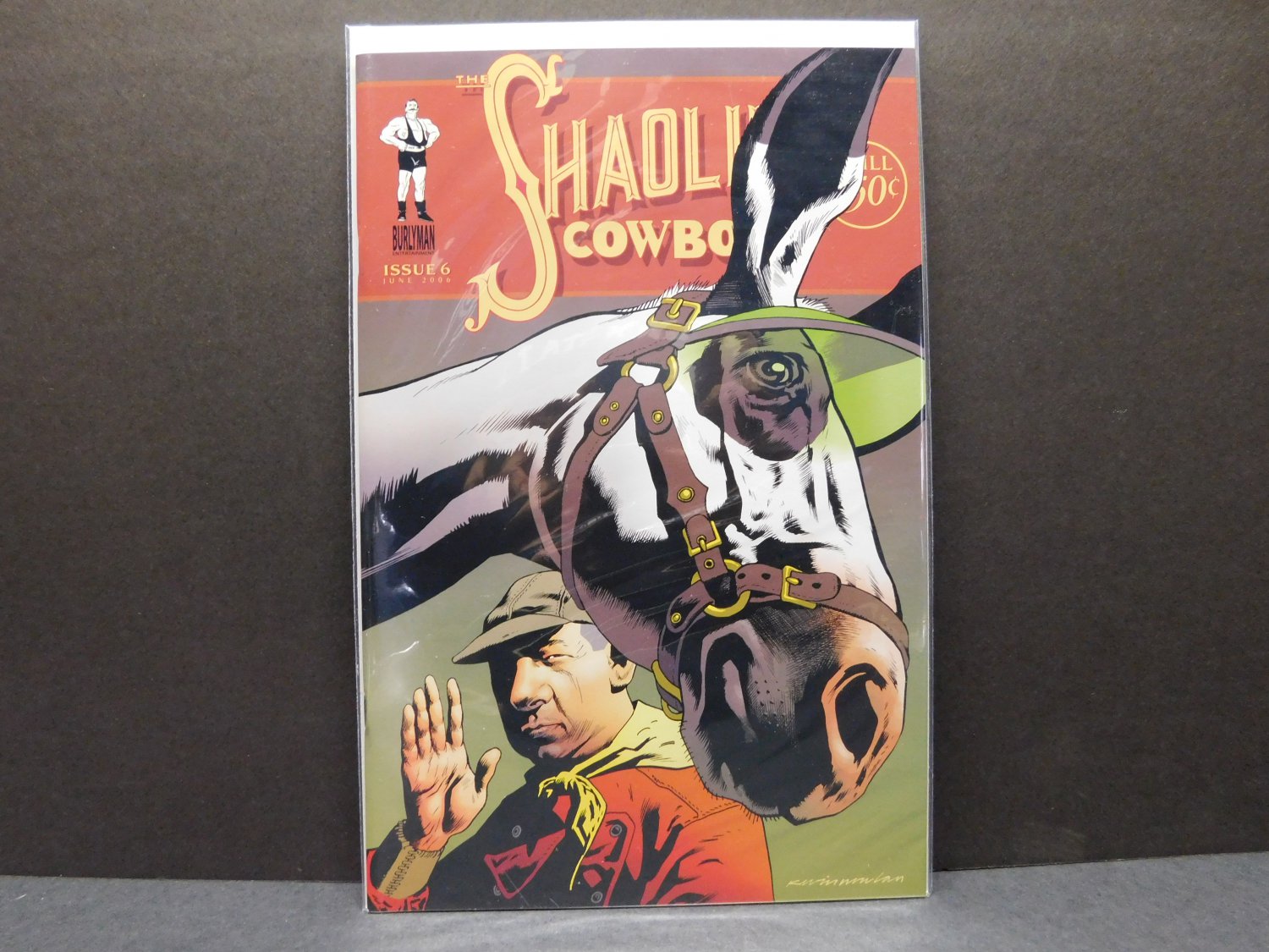 SHAOLIN COWBOY Comic Book #6 Geof Darrow VARIANT COVER - 2004 Burlyman ...