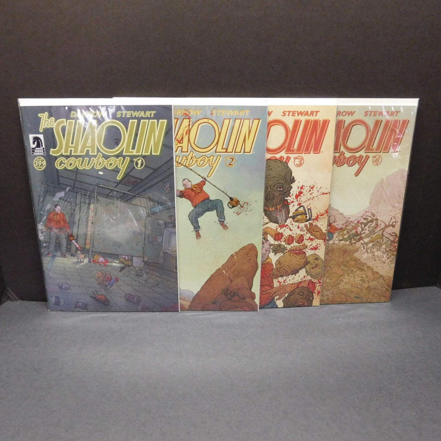 SHAOLIN COWBOY Comic Book Lot/Set/Run #1 2 3 4 Geof Darrow - 2013 Dark ...