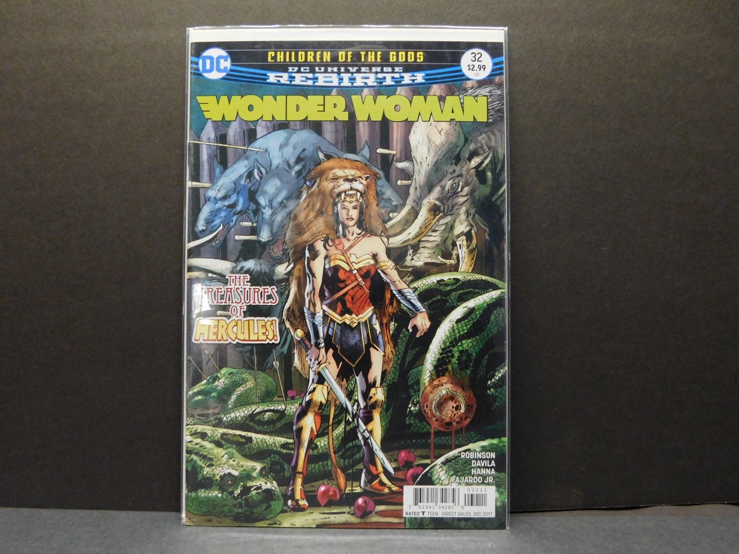 WONDER WOMAN DC Comic Book Rebirth #32 - Cover A