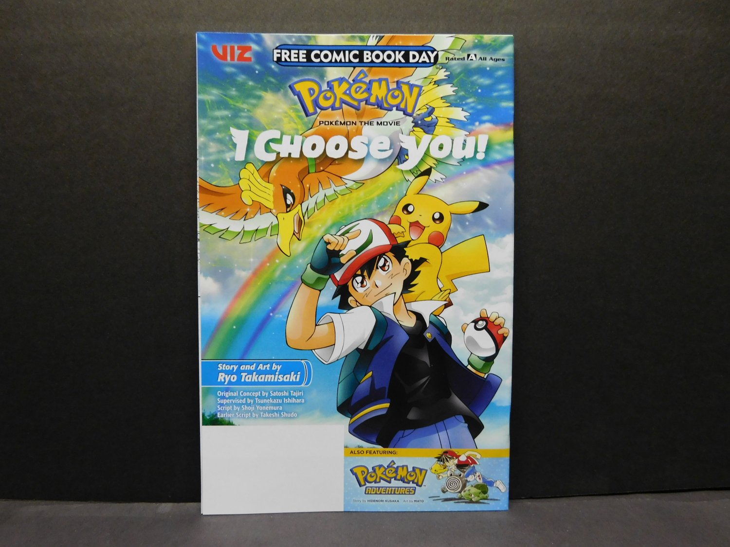 POKEMON I Choose You - FCBD Viz Comics 2019 - Not Stamped - Ryo Takamisaki