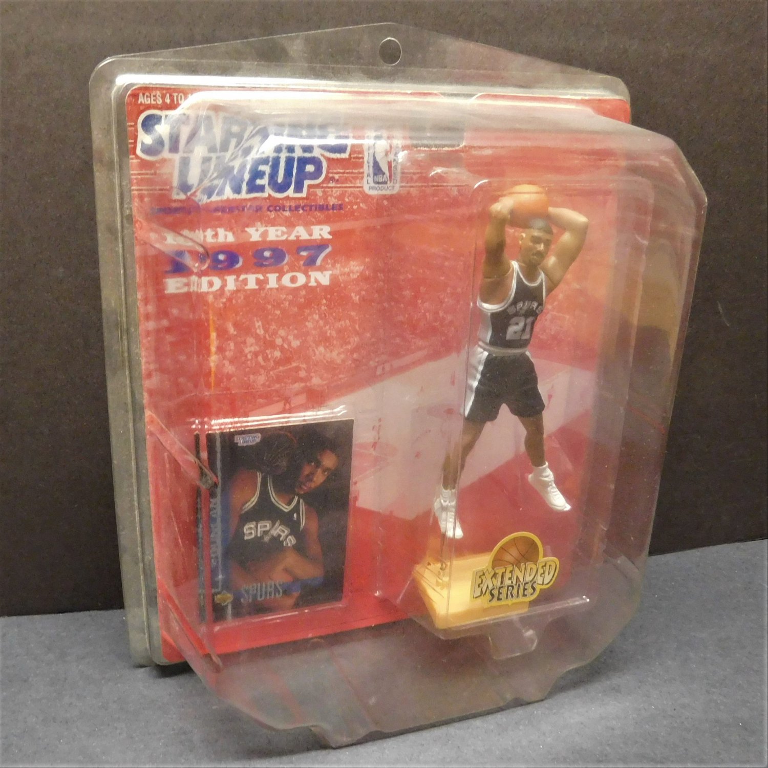 TIM DUNCAN 1997 Starting Lineup First Piece - Rookie SLU MOC - San ...