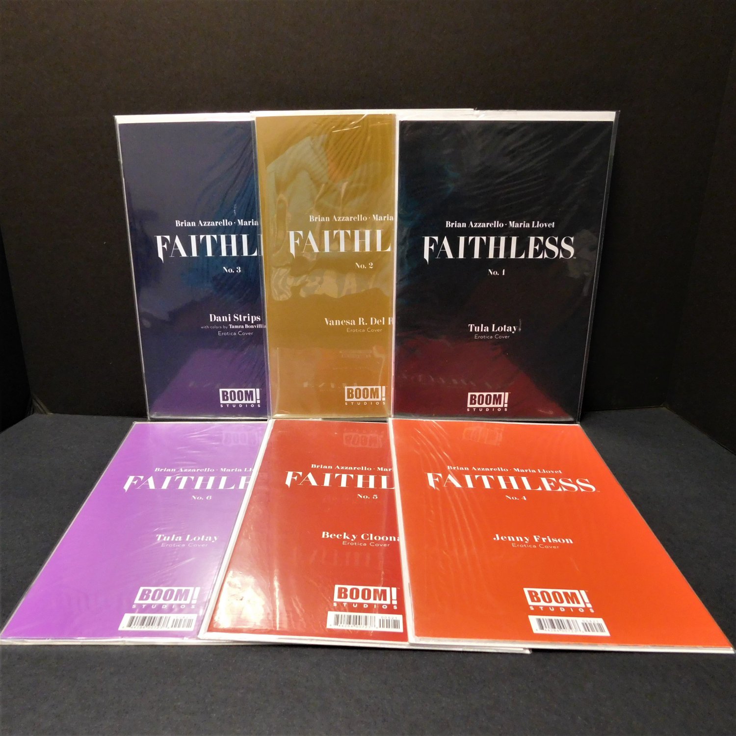 FAITHLESS #1 2 3 4 5 6 Complete Run/Set/Lot - DC Comics Variant Erotic ...