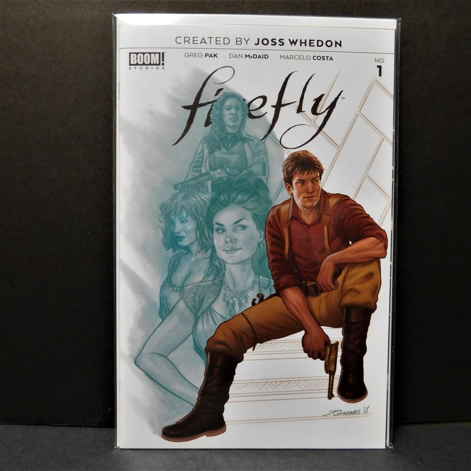 FIREFLY #1 Boom! Studios Comics Greg Pak Variant Cover B - Joss Whedon 2018