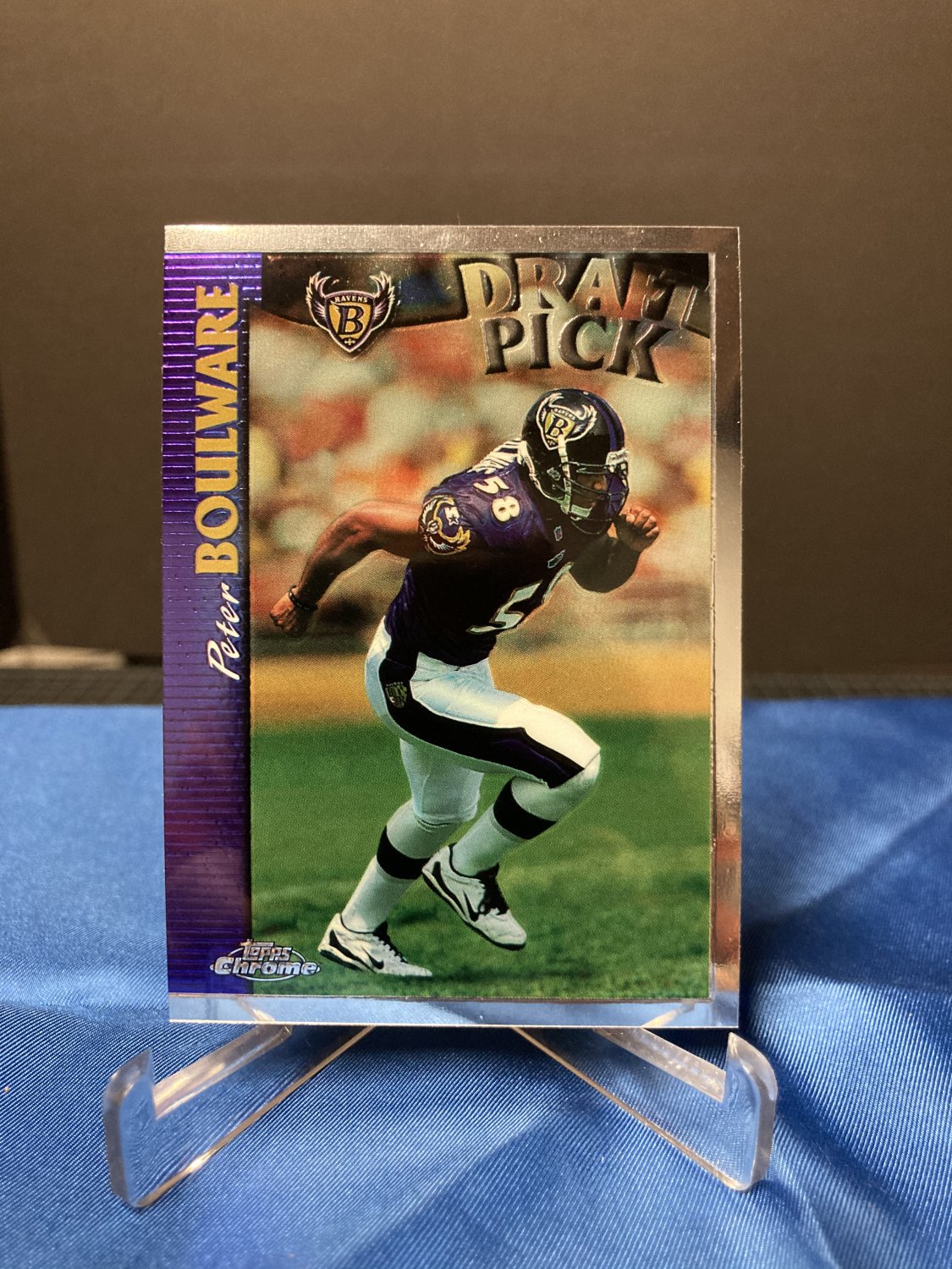 PETER BOULWARE - 1997 Topps Chrome ROOKIE #157 RC - Baltimore Ravens ...