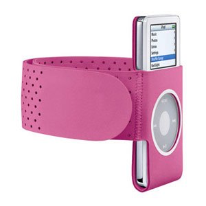 Lots 2 Pink GYM Sport Armband Wrist Strap for iPod Nano, 2nd
