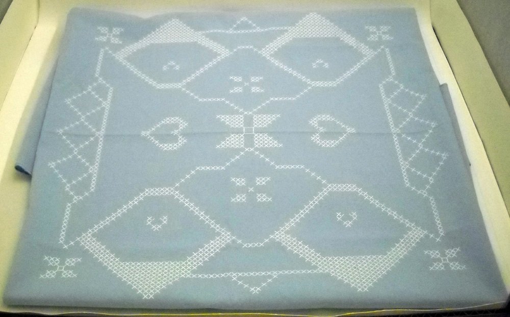 Stamped Cross Stitch Square Table Topper 34" x 34"