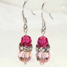 Antique Blue Swarovski Crystal Cameo Pendant Necklace