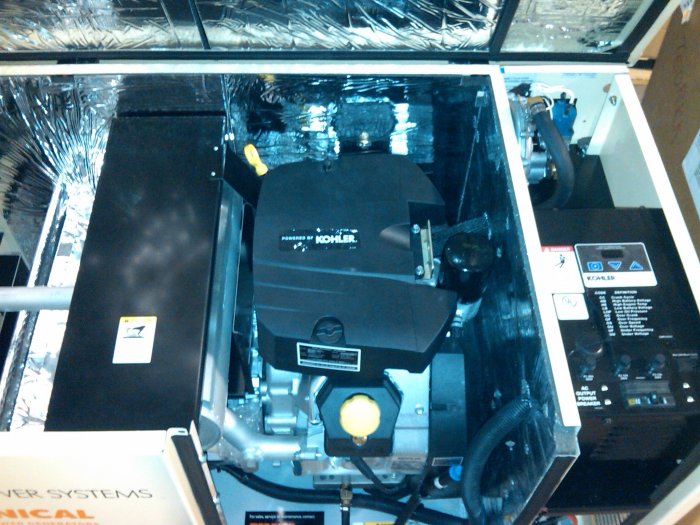 18kw RESL Kohler Residential Standby Generator with Basic 200amp ATS