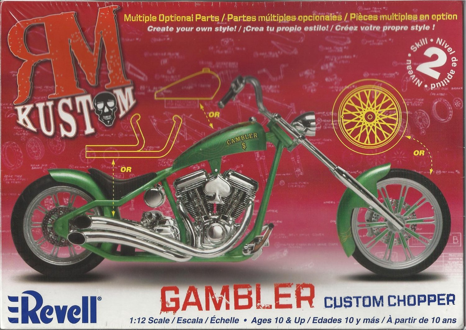 The New Revell "Gambler" Custom Chopper Model Kit