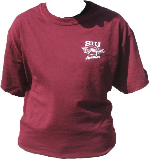 SIUC Maroon Aviation T-shirt