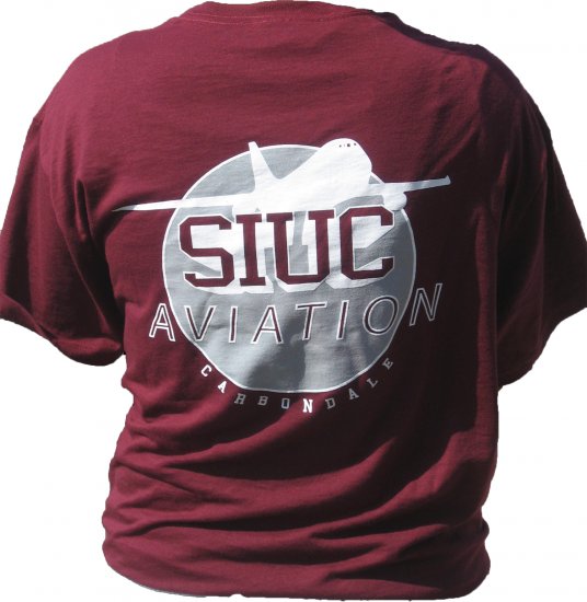 SIUC Maroon Aviation T-shirt
