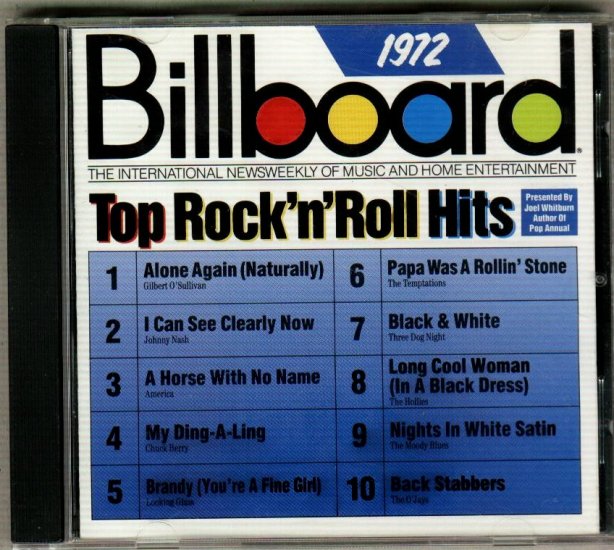 1972 Billboard Top Rock 'n' Roll Hits CD