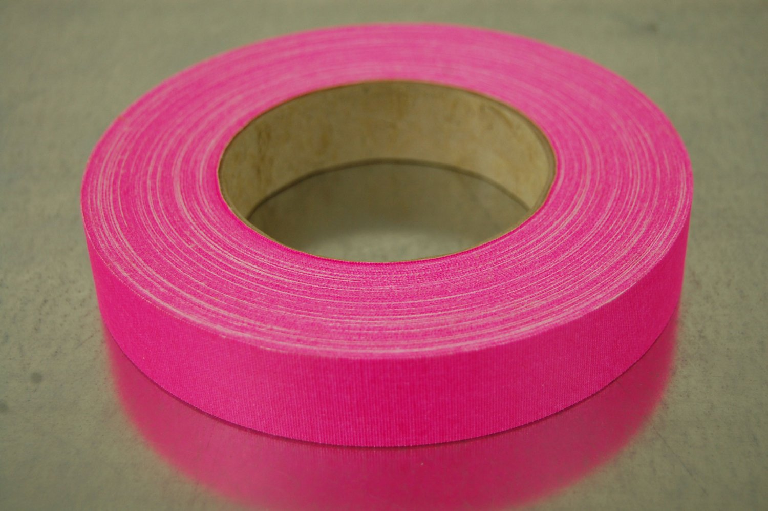 1 Inch Pink UV Blacklight Reactive Fluorescent Gaffer Tape 1 Roll x 50 yds
