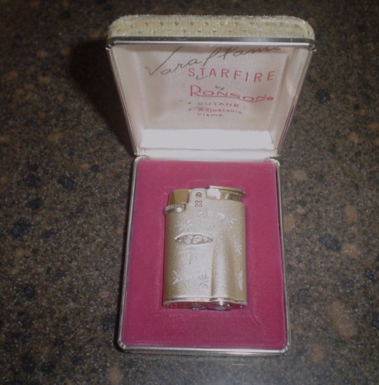 SOLD Vintage Cigarette Ligther - Ronson Varaflame Starfire