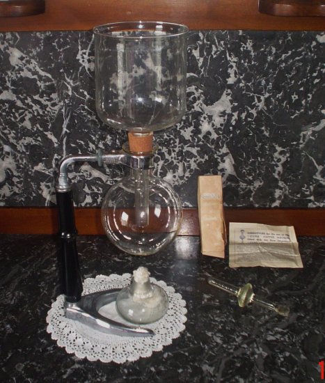 SOLDVintage CONA Vacuum Siphon Coffe Make - never used