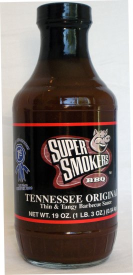 Super Smokers Tennessee Original BBQ Thin & Tangy Barbecue Sauce Super ...