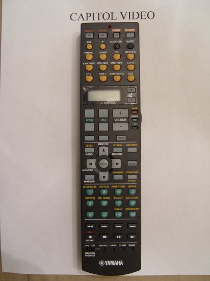 YAMAHA RAV360 REMOTE CONTROL PART # WH254100