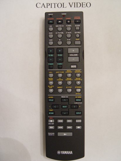 YAMAHA RAV246 REMOTE CONTROL PART # WA164101