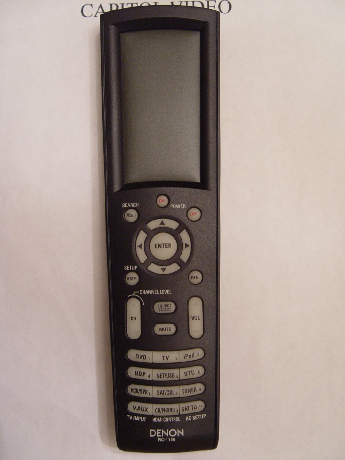 DENON RC-1126 REMOTE CONTROL PART # 307010054002D