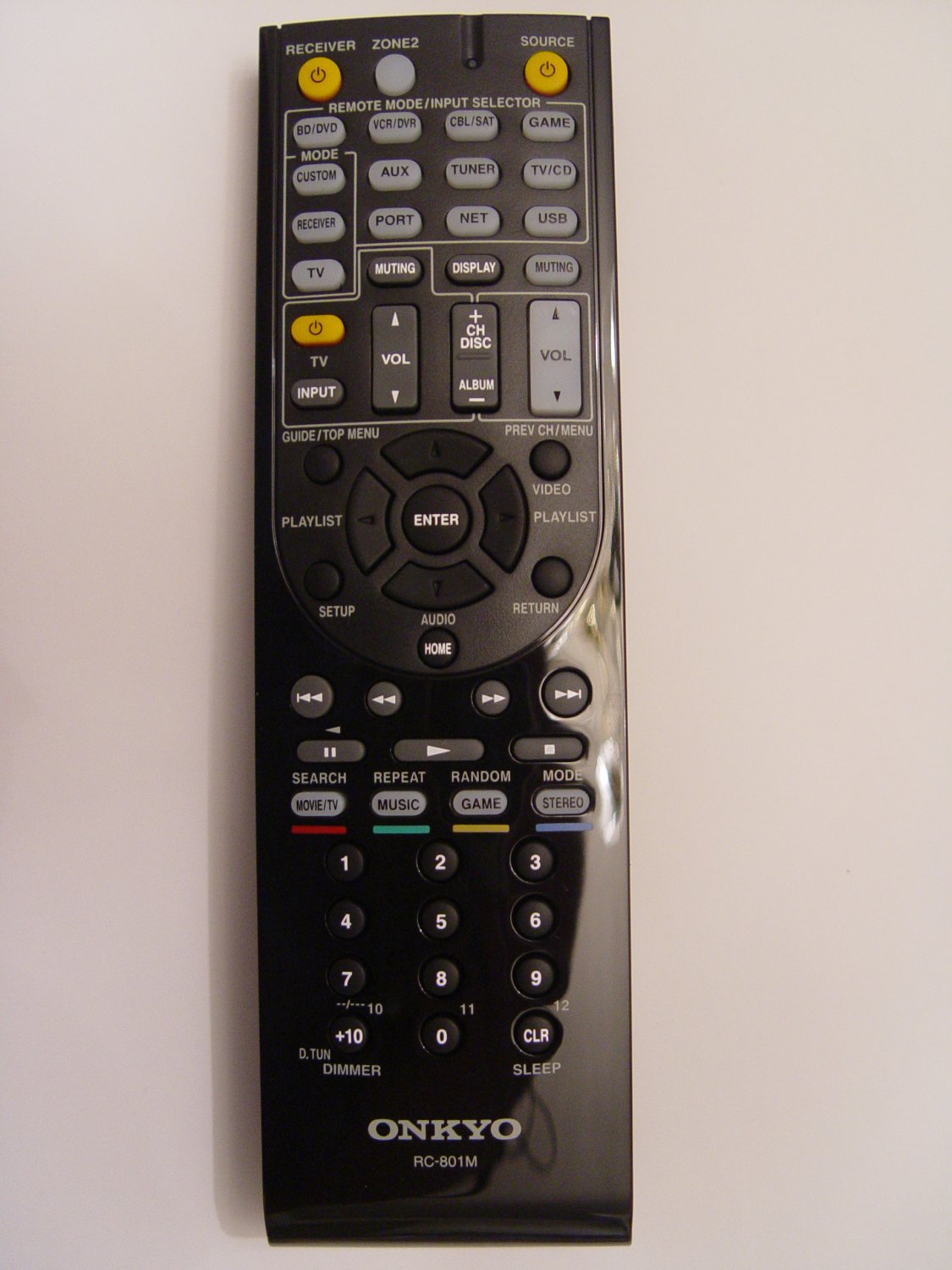 Onkyo RC-801M Remote Control Part # 24140801