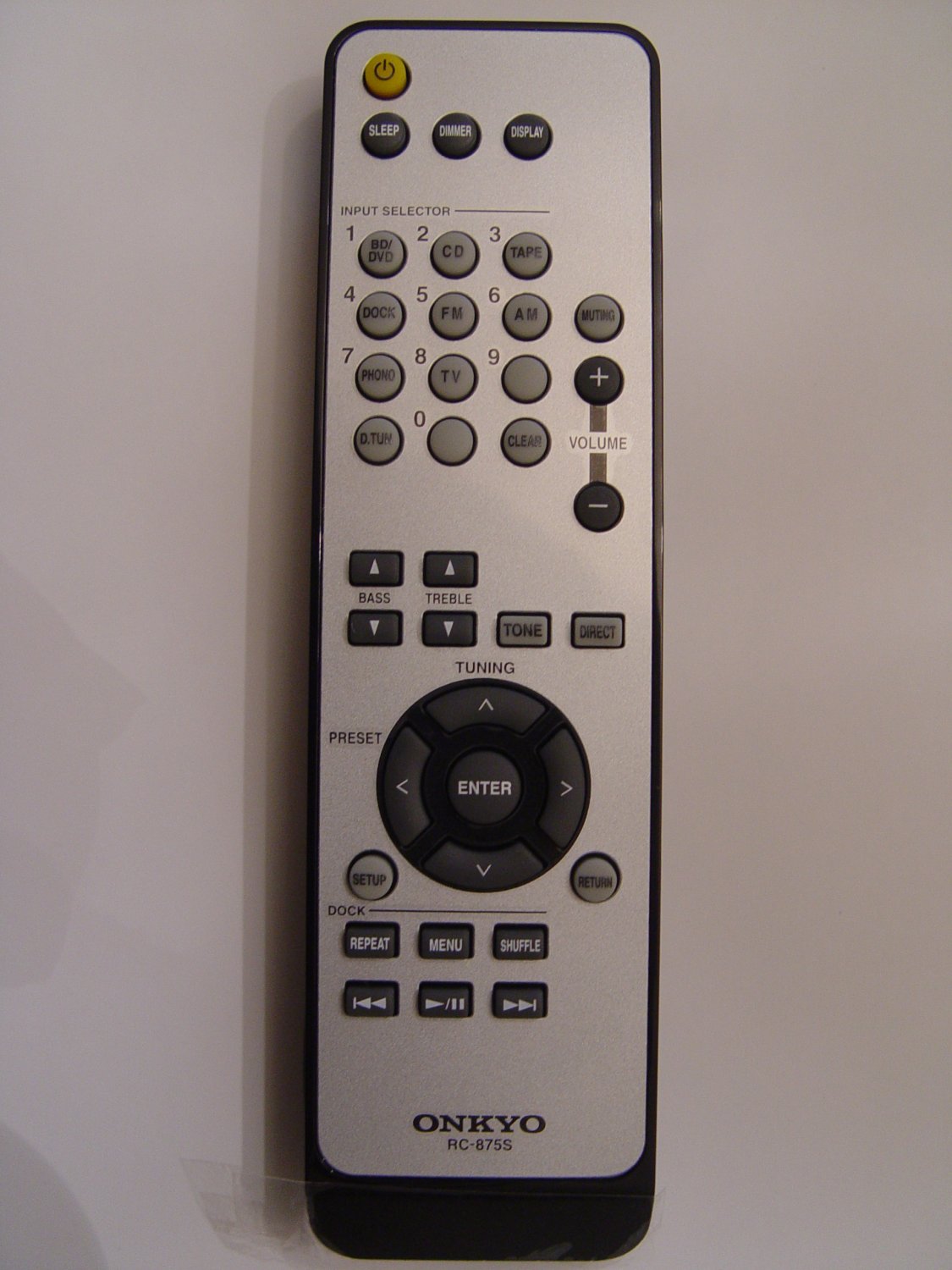 Onkyo RC-875S Remote Control Part # 24140875