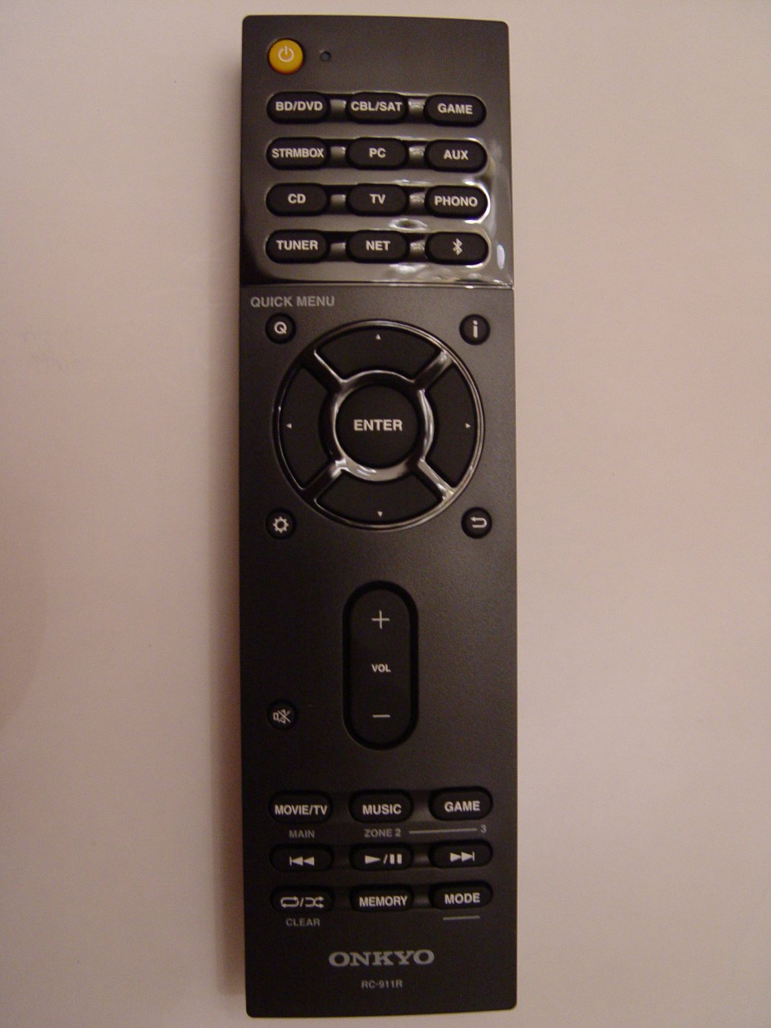 Onkyo RC-911R Remote Control Part # 24140911