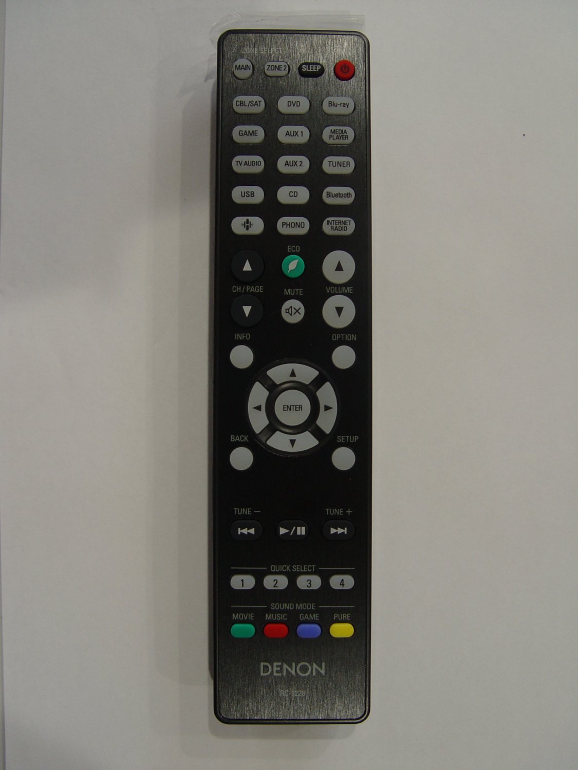 Denon RC-1228 Remote Control Part # 30701026200AD