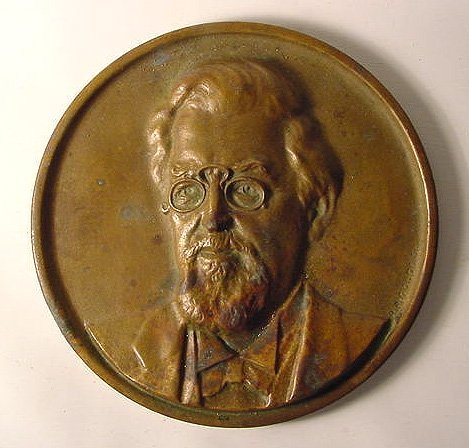 Bronze Plaque of Candy Man Henry Heide