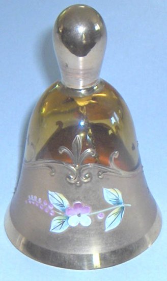 Bohemia Glass - Gold-plated Handpainted Glass Bell