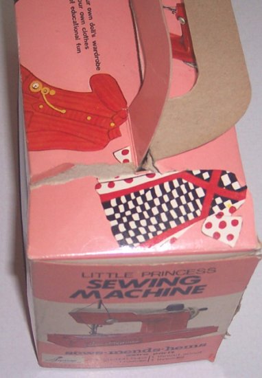 MIB Vintage Little Princess Sewing Machine by Frankonia circa 1960s