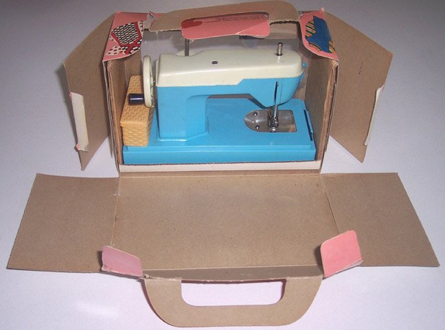 MIB Vintage Little Princess Sewing Machine by Frankonia circa 1960s