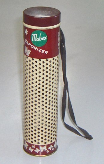 Vintage Mabex Vaporizer Tin for Moth Balls