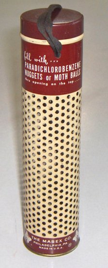 Vintage Mabex Vaporizer Tin for Moth Balls