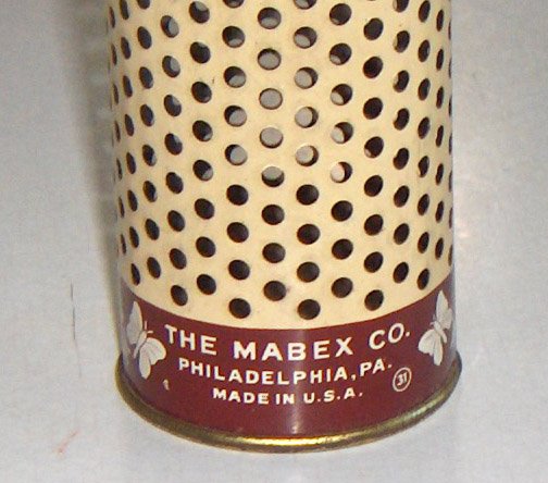Vintage Mabex Vaporizer Tin for Moth Balls